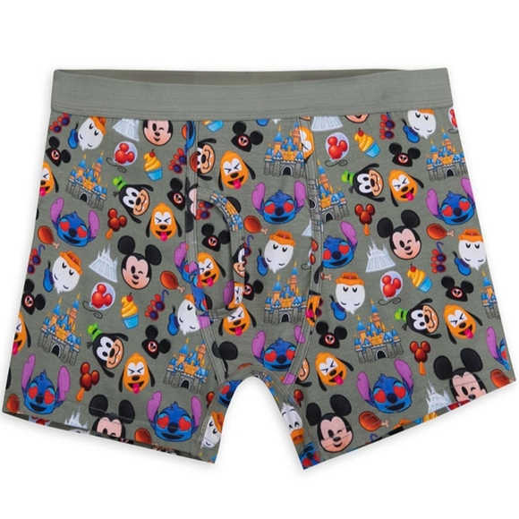 Disney | Underwear & Socks | Disney Mickey And Friends Emoji Mens Boxer ...